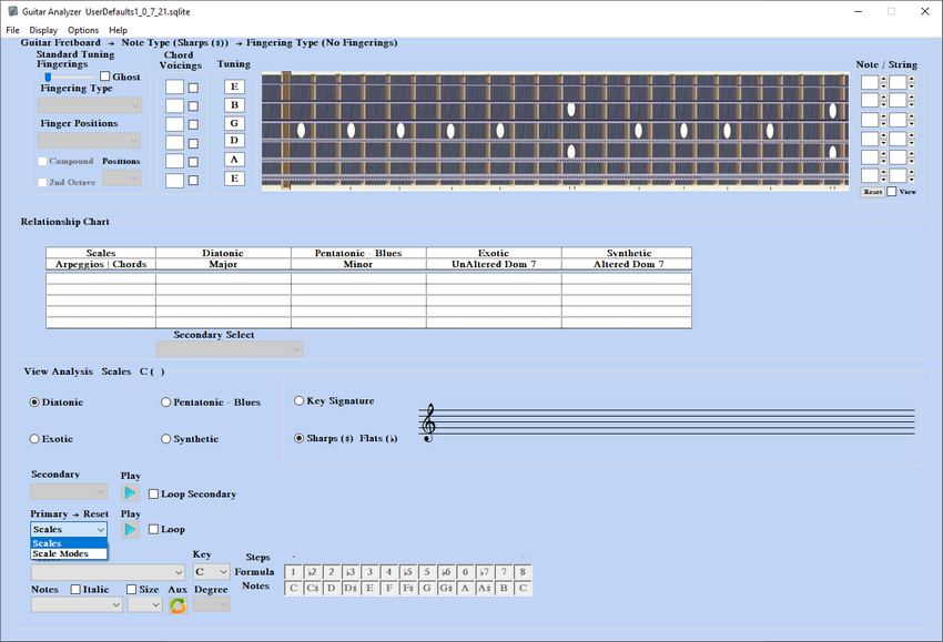 Scale, Scale Mode Select
